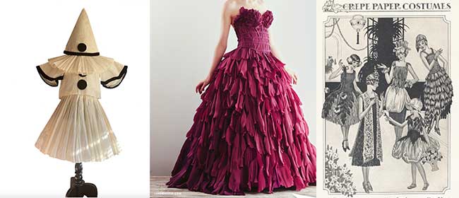 Make a crepe paper costume - Sweet Living Magazine