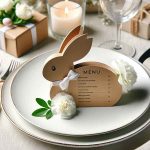 Make an Easter bunny menu card - Sweet Living Magazine