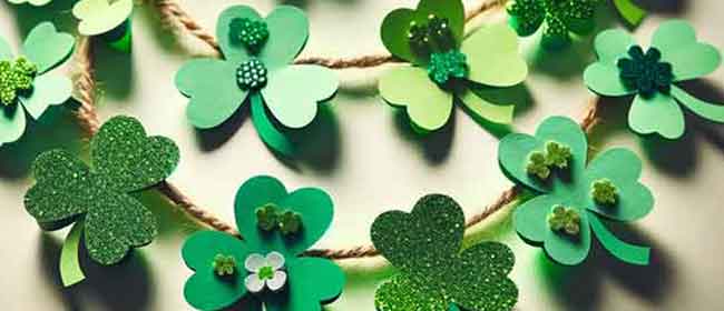 How to create a shamrock garland - Sweet Living Magazine